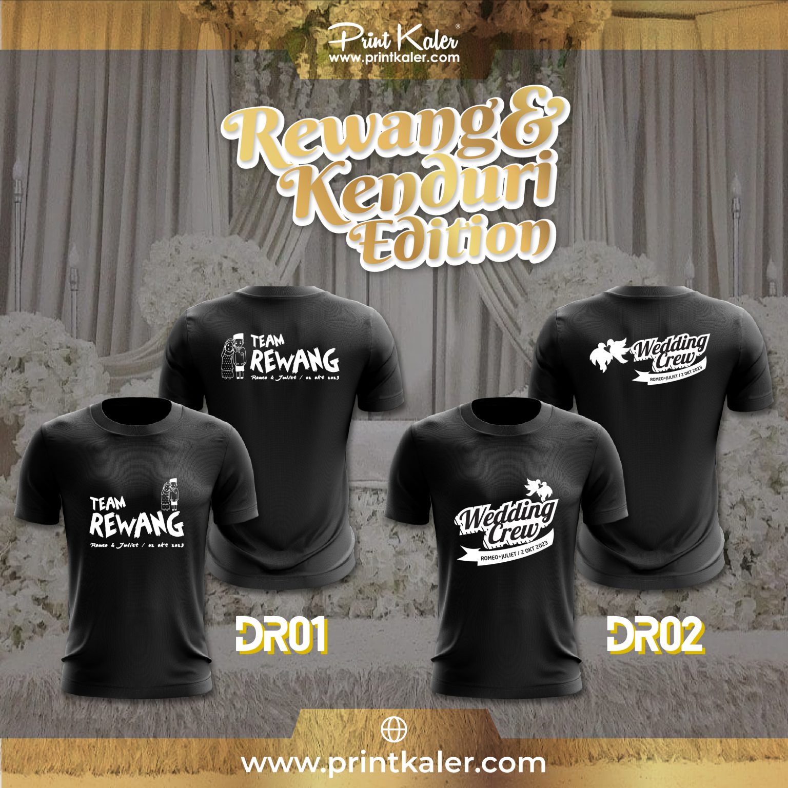 Poster Design Rewang 1-2 - Print Kaler - Shah Alam | Bangi | Kedah