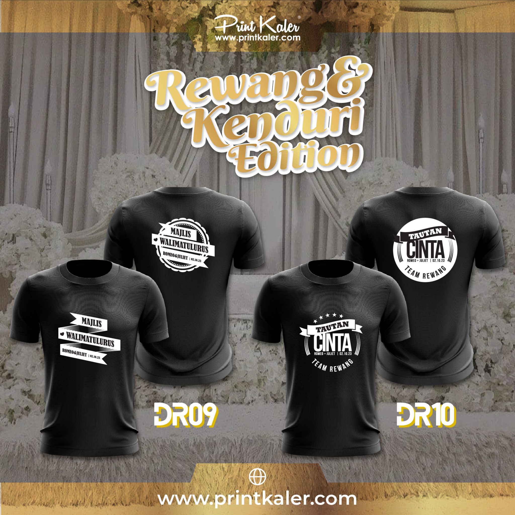 Baju Geng Rewang & Team Rewang - Print Kaler - Shah Alam | Bangi | Kedah
