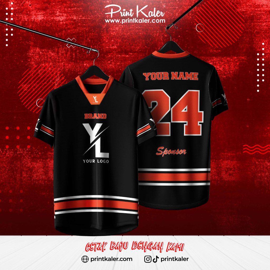 Jersi Collar NFL Baseball - Print Kaler - Shah Alam | Bangi | Kedah
