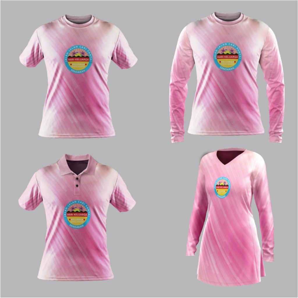 Baju Hari Keluarga & Family Day - Print Kaler - Shah Alam | Bangi | Kedah