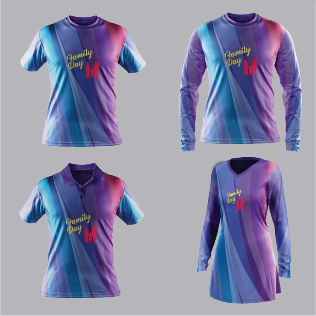 Baju Hari Keluarga & Family Day - Print Kaler - Shah Alam | Bangi | Kedah