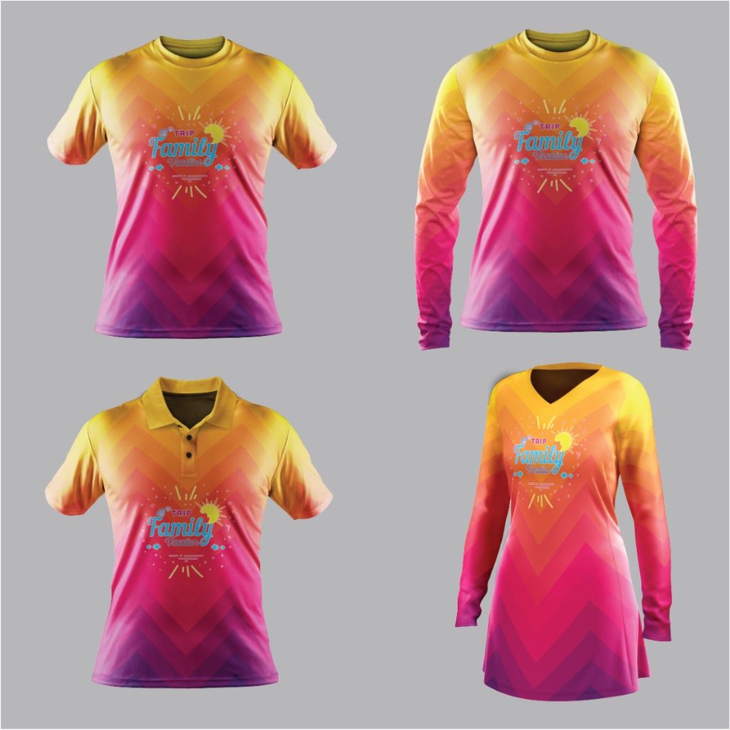 Baju Hari Keluarga & Family Day - Print Kaler - Shah Alam | Bangi | Kedah
