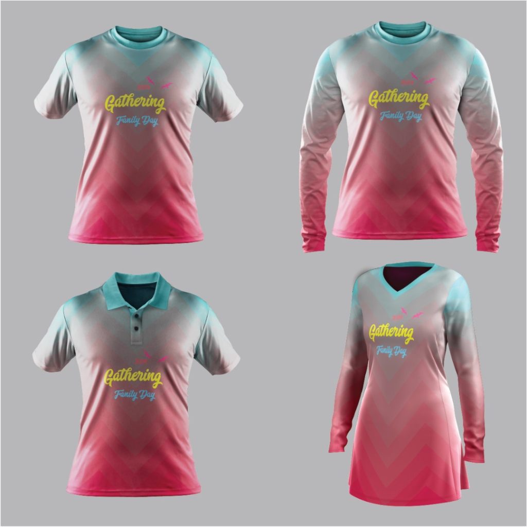 Baju Hari Keluarga & Family Day - Print Kaler - Shah Alam | Bangi | Kedah