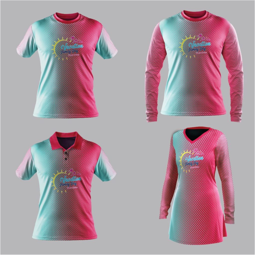 Baju Hari Keluarga & Family Day - Print Kaler - Shah Alam | Bangi | Kedah