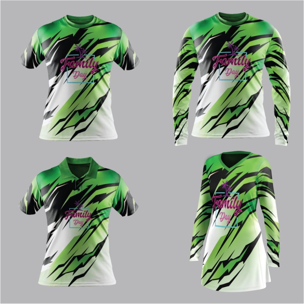 Baju Hari Keluarga & Family Day - Print Kaler - Shah Alam | Bangi | Kedah