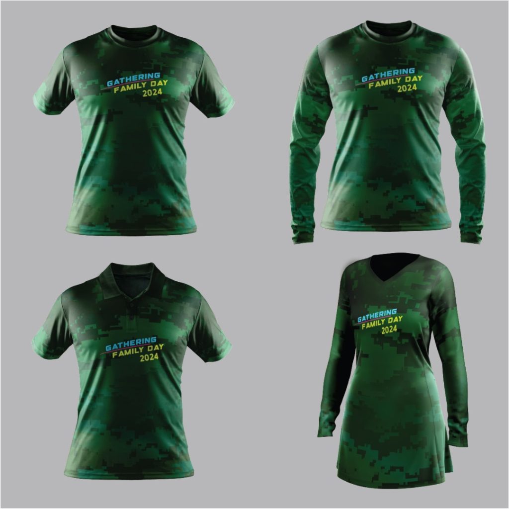 Baju Hari Keluarga & Family Day - Print Kaler - Shah Alam | Bangi | Kedah
