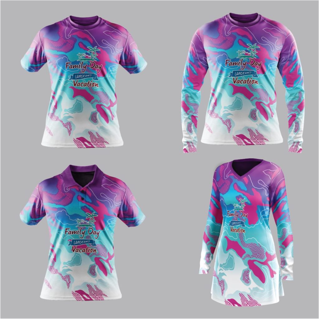 Baju Hari Keluarga & Family Day - Print Kaler - Shah Alam | Bangi | Kedah