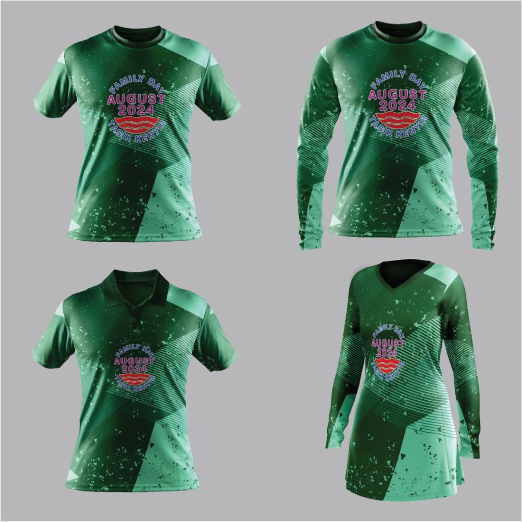 Baju Hari Keluarga & Family Day - Print Kaler - Shah Alam | Bangi | Kedah