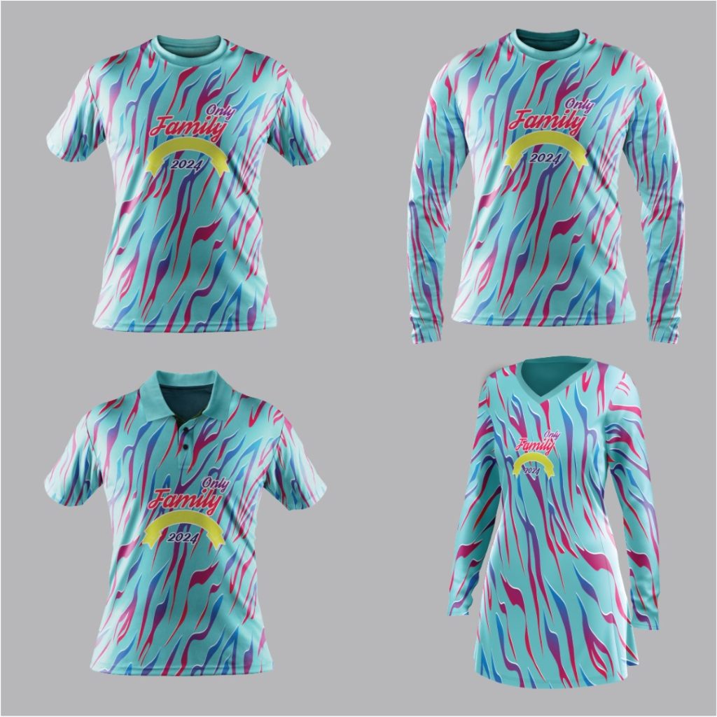 Baju Hari Keluarga & Family Day - Print Kaler - Shah Alam | Bangi | Kedah