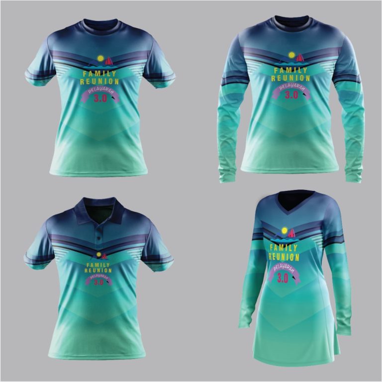 Baju Hari Keluarga & Family Day - Print Kaler - Shah Alam | Bangi | Kedah