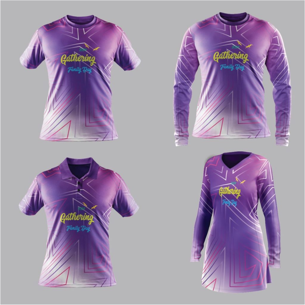Baju Hari Keluarga & Family Day - Print Kaler - Shah Alam | Bangi | Kedah