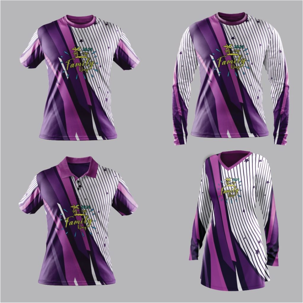 Baju Hari Keluarga & Family Day - Print Kaler - Shah Alam | Bangi | Kedah