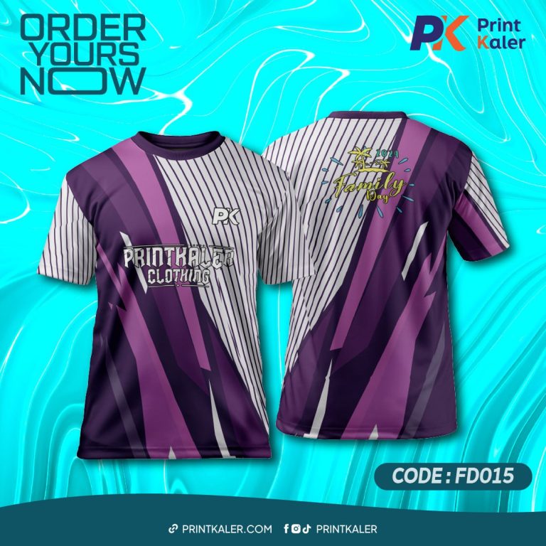 Baju Hari Keluarga & Family Day - Print Kaler - Shah Alam | Bangi | Kedah