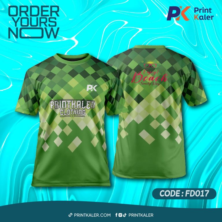 Baju Hari Keluarga & Family Day - Print Kaler - Shah Alam | Bangi | Kedah