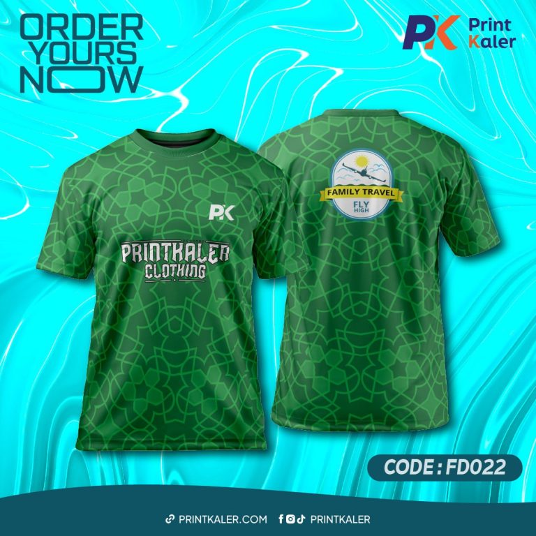 Baju Hari Keluarga & Family Day - Print Kaler - Shah Alam | Bangi | Kedah