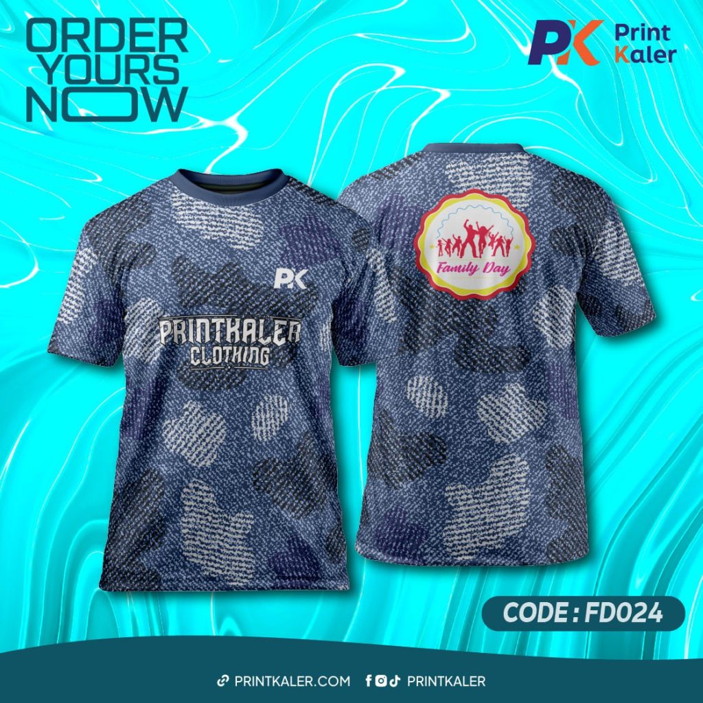 Baju Hari Keluarga & Family Day - Print Kaler - Shah Alam | Bangi | Kedah